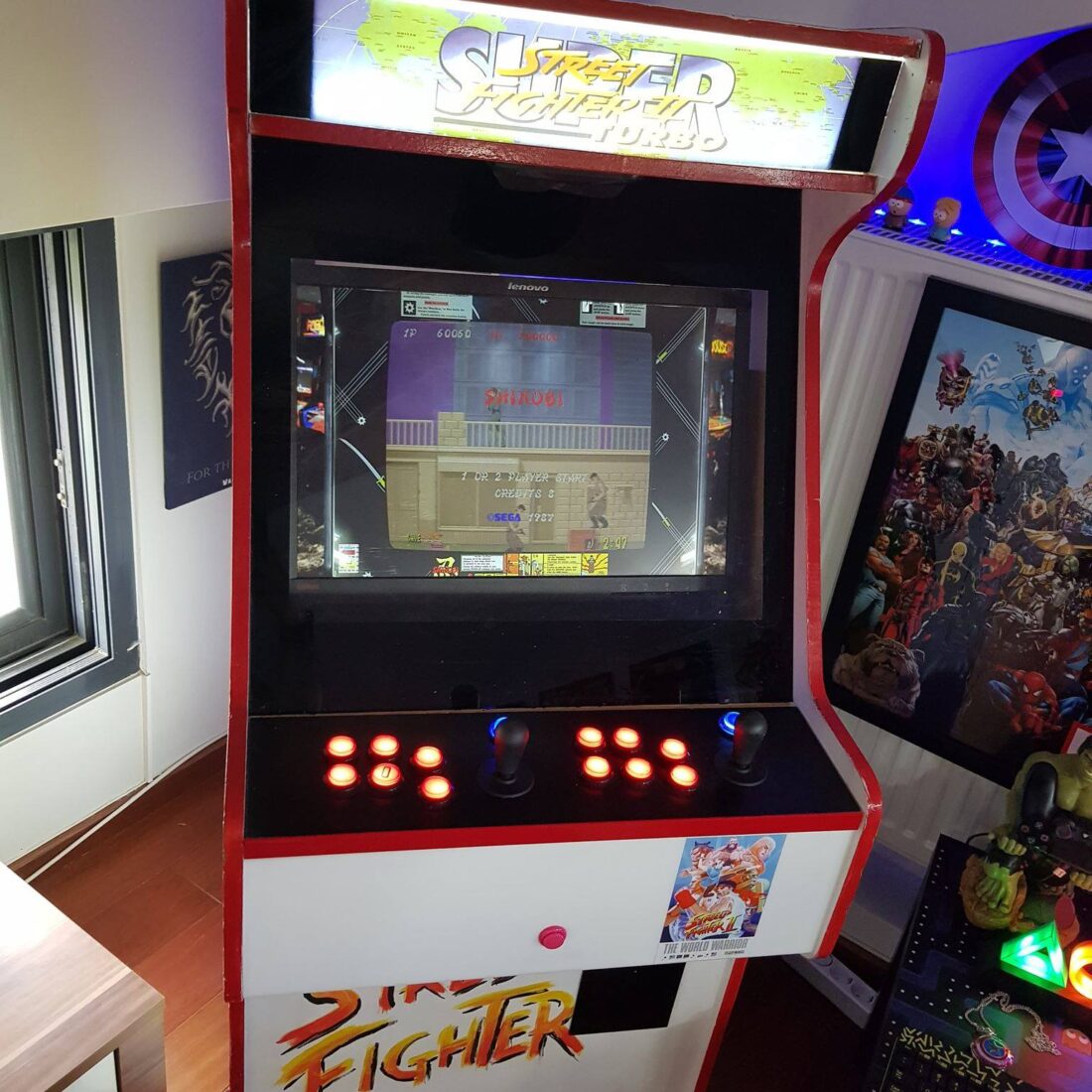 Street Fighter American Type Upright Cabinet | South Coast Retro Arcade